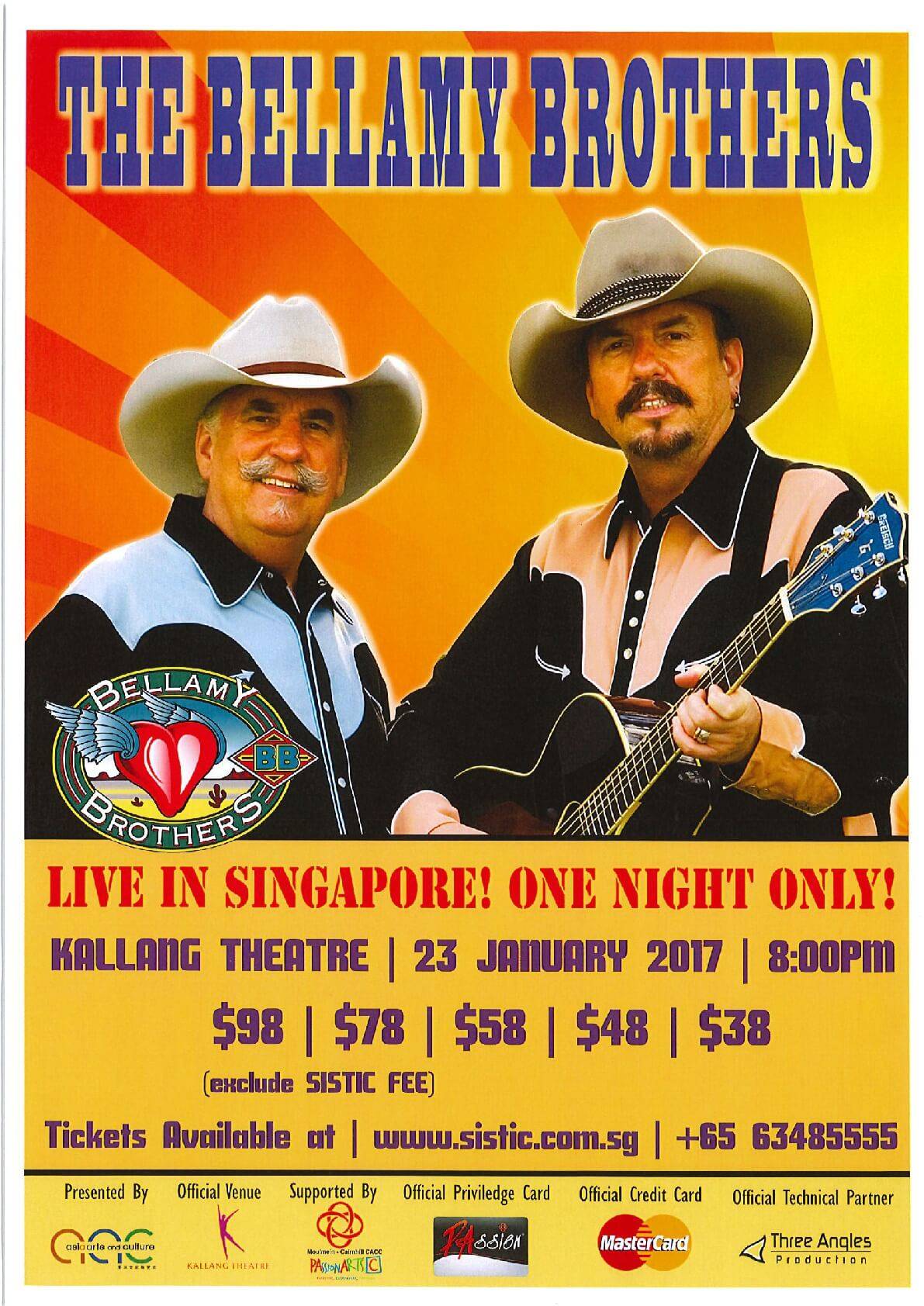 Bellamy Brothers One Night Only 23 January 2017 – Country Line Dance ...